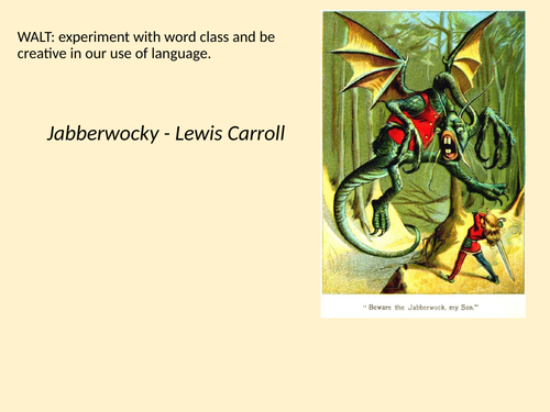 Lesson 4 Jabberwocky | Teaching Resources