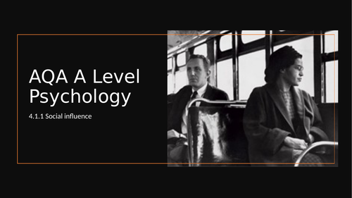 AQA A Level Psychology Social Influence - minority influence | Teaching ...