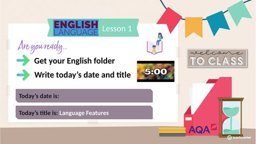 Language Feature revision lesson | Teaching Resources