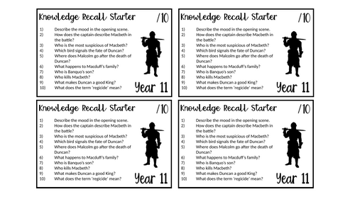 Guilt in 'Macbeth' | Teaching Resources