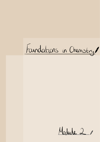 A Level Chemistry Module 2 | Teaching Resources