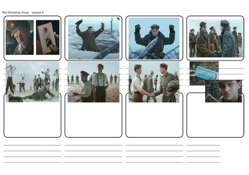 The Christmas Truce story board | Teaching Resources