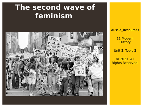 Movements - 11 Modern History - The Second Wave of Feminism | Teaching ...
