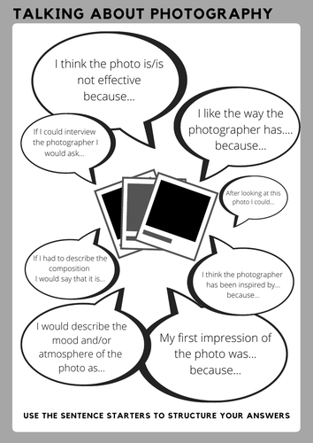 Talking about Photography | Teaching Resources