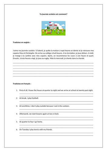 Dynamo 1 - Module 2 - Ta journée scolaire est comment? - Pages 40 - 41 ...