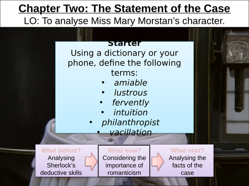 The Sign of Four: Chapter 2 | Teaching Resources