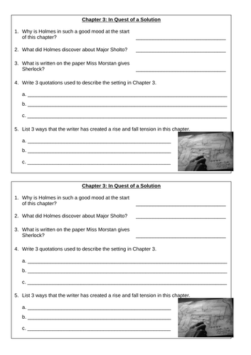 The Sign of Four: Chapter 3 | Teaching Resources