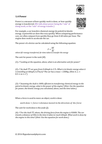 Power | Teaching Resources