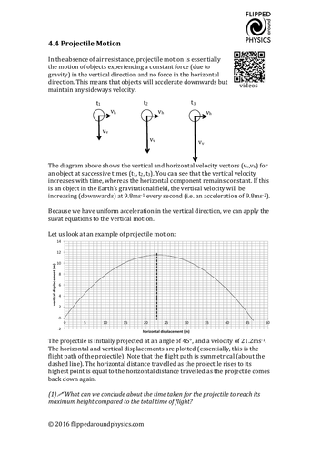 Projectile motion | Teaching Resources Projectile motion | Teaching Resources