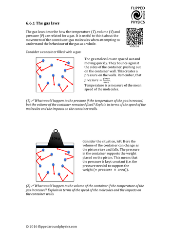 Gas laws | Teaching Resources