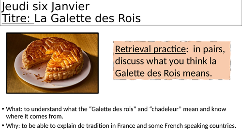 La Galette des Rois/ Epiphany in France | Teaching Resources