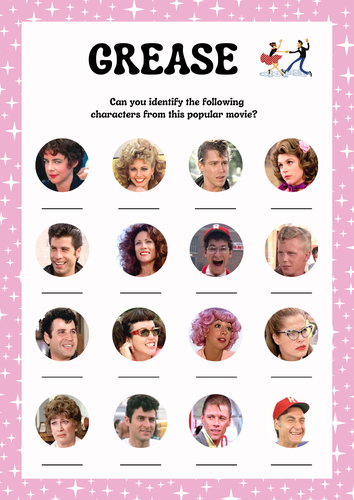 Grease Characters