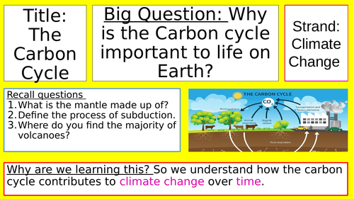 What is the carbon cycle? | Teaching Resources