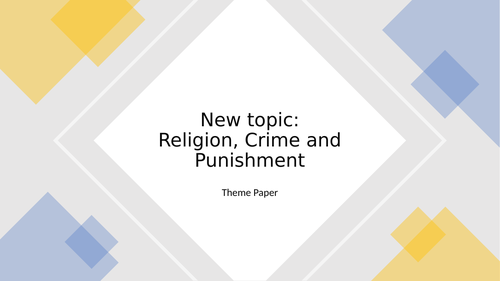 AQA Crime and Punishment Bundle (GCSE) | Teaching Resources
