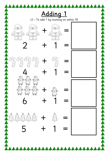 Christmas Adding 1/2 | Teaching Resources