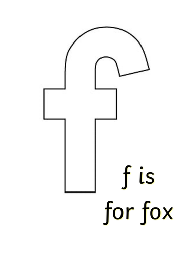 f is for fox craft | Teaching Resources
