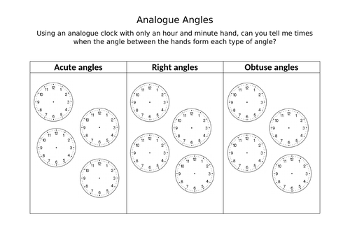 Angles Lesson Plan, PowerPoint and Resources (Graded Outstanding ...
