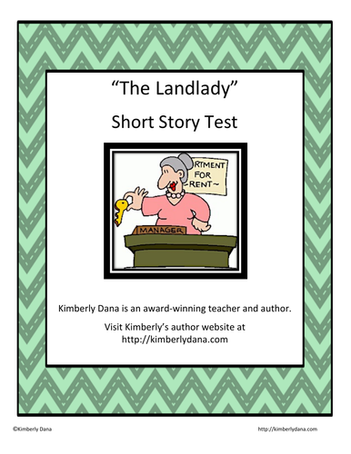 The Landlady by Roald Dahl Assessment Test | Teaching Resources