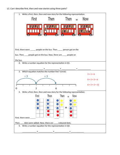 First, then and now stories | Teaching Resources