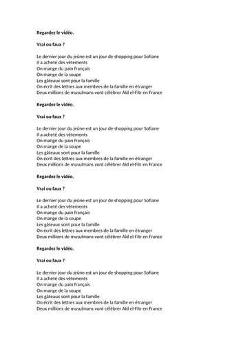 AQA/EDEXCEL Studio GCSE French (Higher) – Module 3 - Regarde ce que je ...