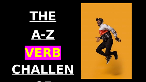 Fun starter: VERB A-Z Challenge! | Teaching Resources