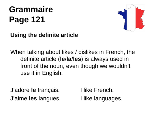 AQA/EDEXCEL Studio GCSE French (Higher) – Module 6 – Point de départ ...