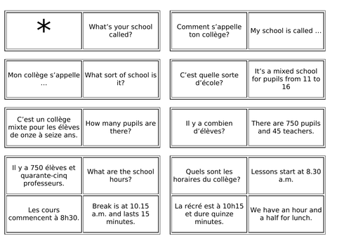 AQA/EDEXCEL Studio GCSE French (Higher) – Module 6 – Mon bahut – Page ...