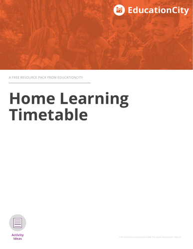 Home Learning Timetable | Teaching Resources