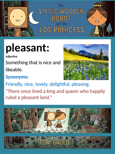 The Little Wooden Robot And The Log Princess: Big Book Of Words ...