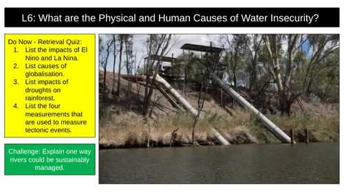 Water Insecurity AQA | Teaching Resources