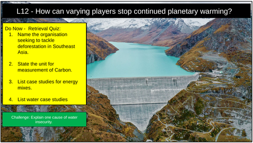 Climate Change Solutions AQA | Teaching Resources