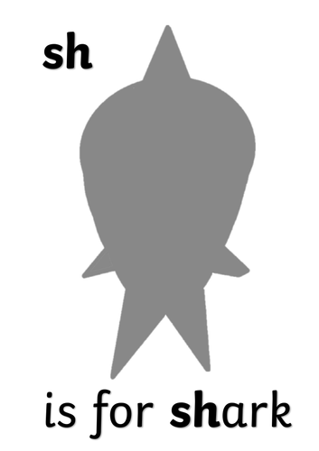 Sh for shark craft | Teaching Resources