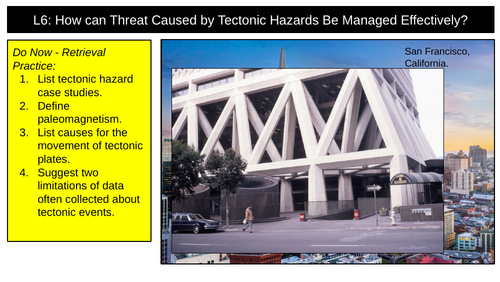 Tectonic Management Hazard AQA | Teaching Resources