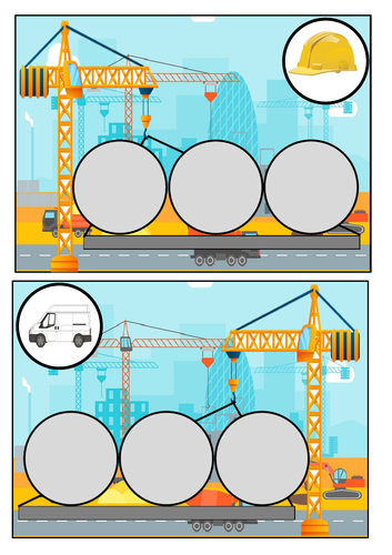 Construction themed build a CVC word | Teaching Resources