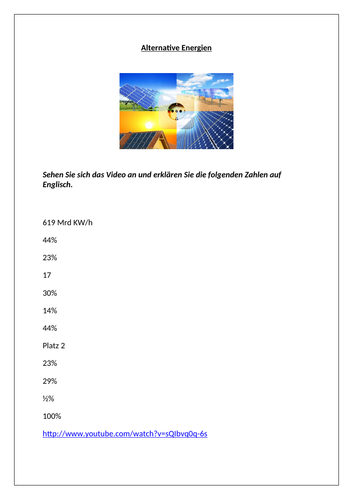 AQA/EDEXCEL Stimmt GCSE German (Higher) – Kapitel 8 – Wie werden wir ...