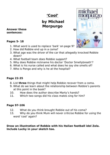KS2 Worksheet - Reading Activity - Cool (1 worksheet) | Teaching Resources