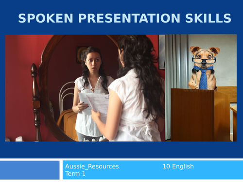 10 English: Public Speaking tips | Teaching Resources