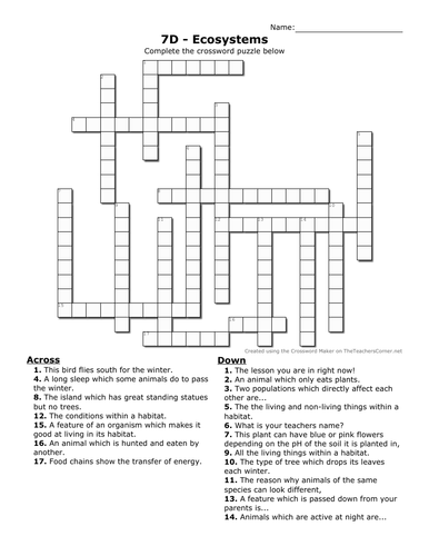 Exploring Science 7D - Ecosystems (Lesson Bundle) | Teaching Resources