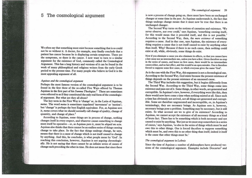 Cosmological Argument | Teaching Resources