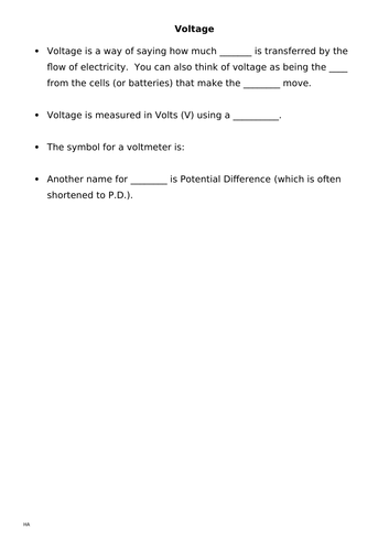 Investigating Series Circuits - Voltage | Teaching Resources Investigating Series Circuits - Voltage | Teaching Resources