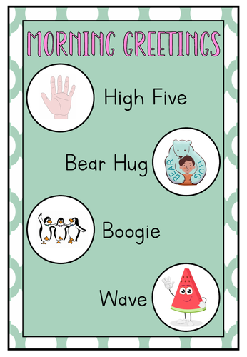 Morning Greeting | Teaching Resources