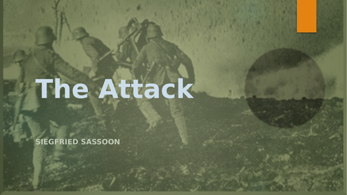 Analysis of the poem "Attack" | Teaching Resources