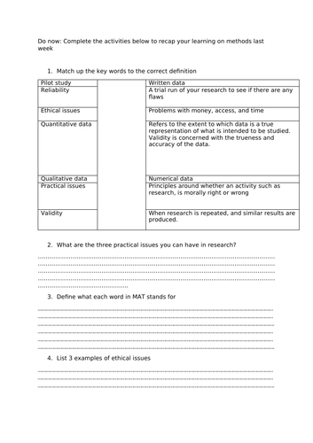 Sampling Teaching Resources