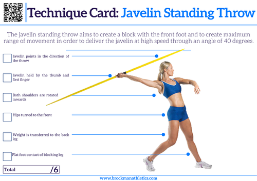 Javelin Throw Technique