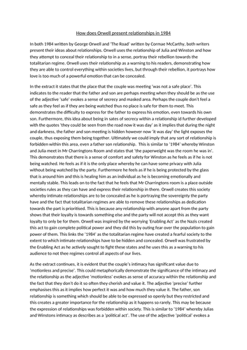 Dystopia Part A - Source & 1984 A* Essay | Teaching Resources