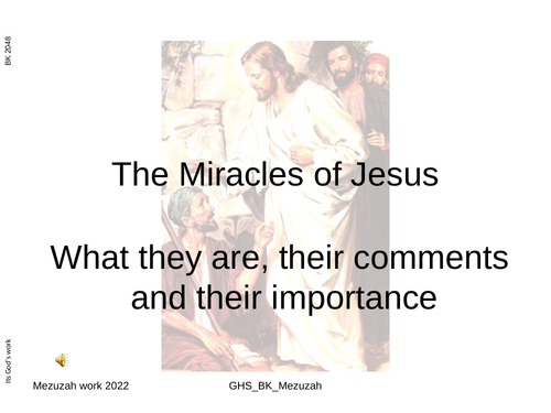 Miracles of Jesus in Matthew 8 | Teaching Resources
