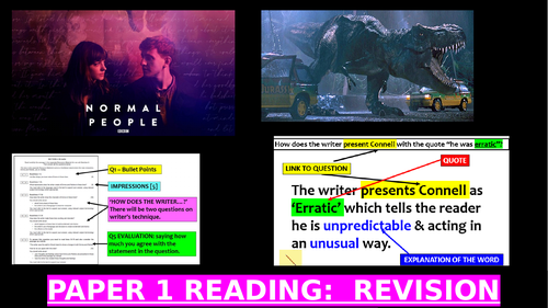 2024 EDUQAS Paper 1 Reading PowerPoint / Revision Pack (GCSE English ... 2024 EDUQAS Paper 1 Reading PowerPoint / Revision Pack (GCSE English ...