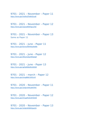 9701 - As Chemistry - Paper 11, 12,13 - Google Self Marking Forms ...