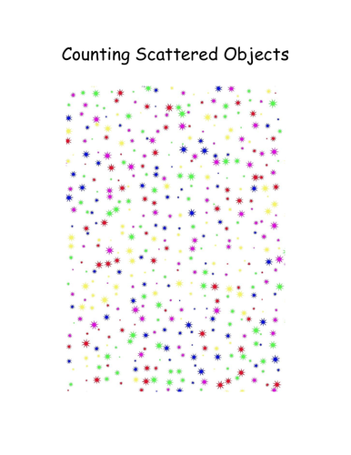 Counting Scattered Objects | Teaching Resources