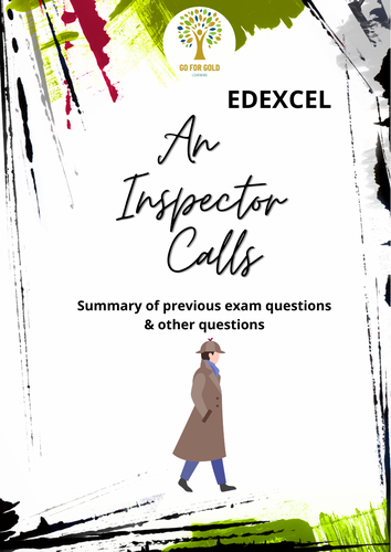 An Inspector Calls Question Summary | Teaching Resources